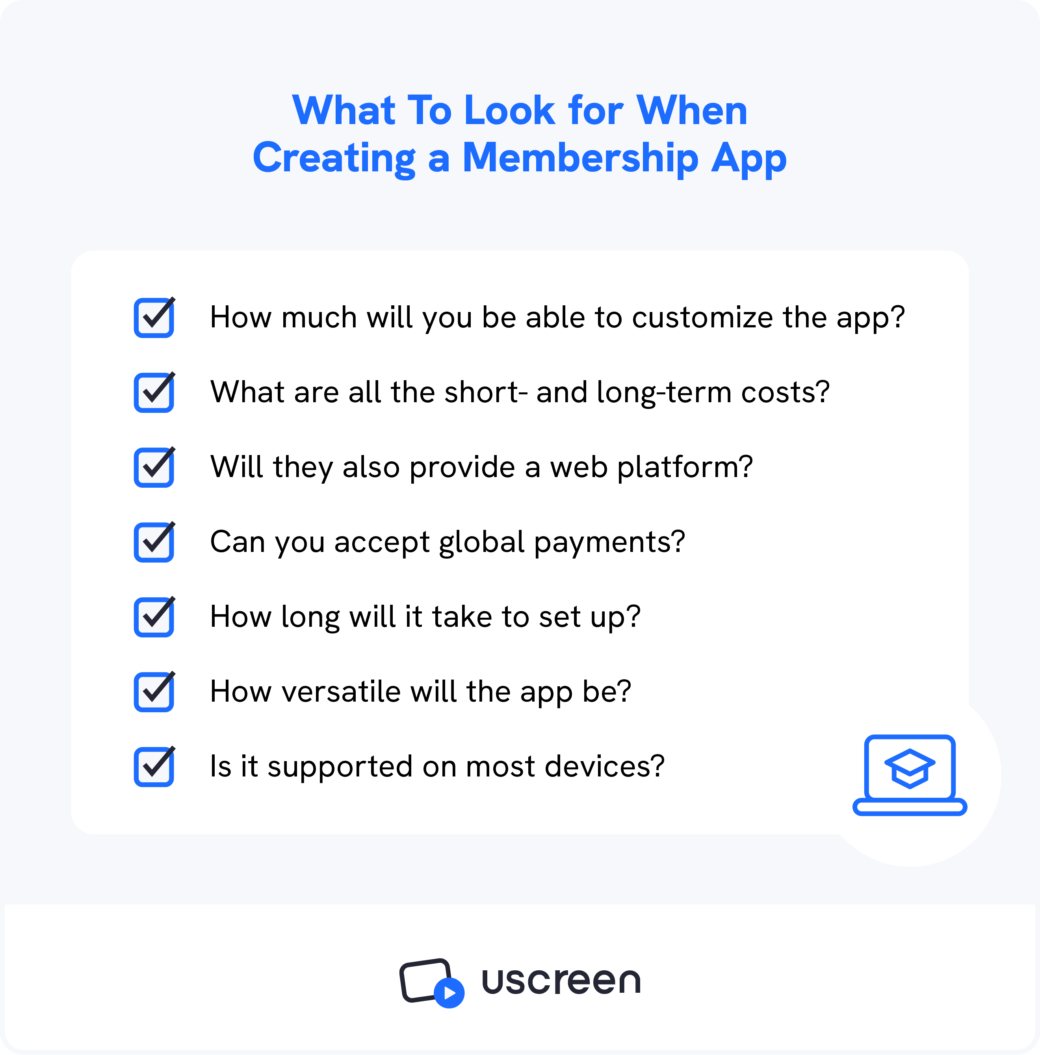 How To Launch a Membership App in 2023 - Uscreen