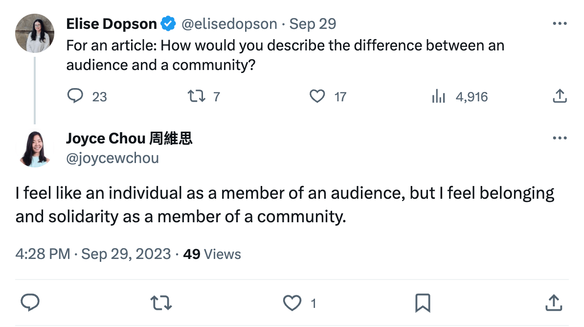 Audience vs. Community: Which to Prioritize as a Creator